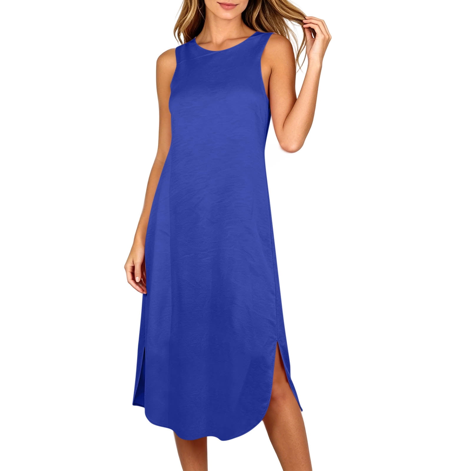 Censtreet Sleeveless Nightgowns for Women Soft Night Shirts Tank ...