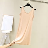 Censtreet Soft Sleepwear for Women Tank Nightgown Chemise Racerback ...