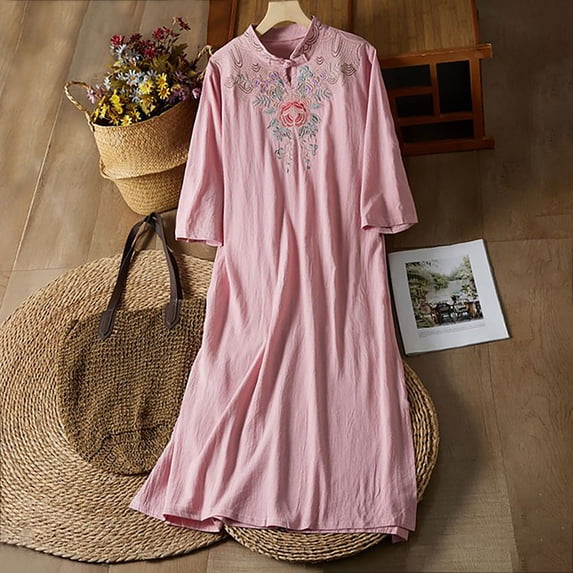 Censtreet Summer Dresses for Women 2026 3/4 Sleeve Dress for Women ...