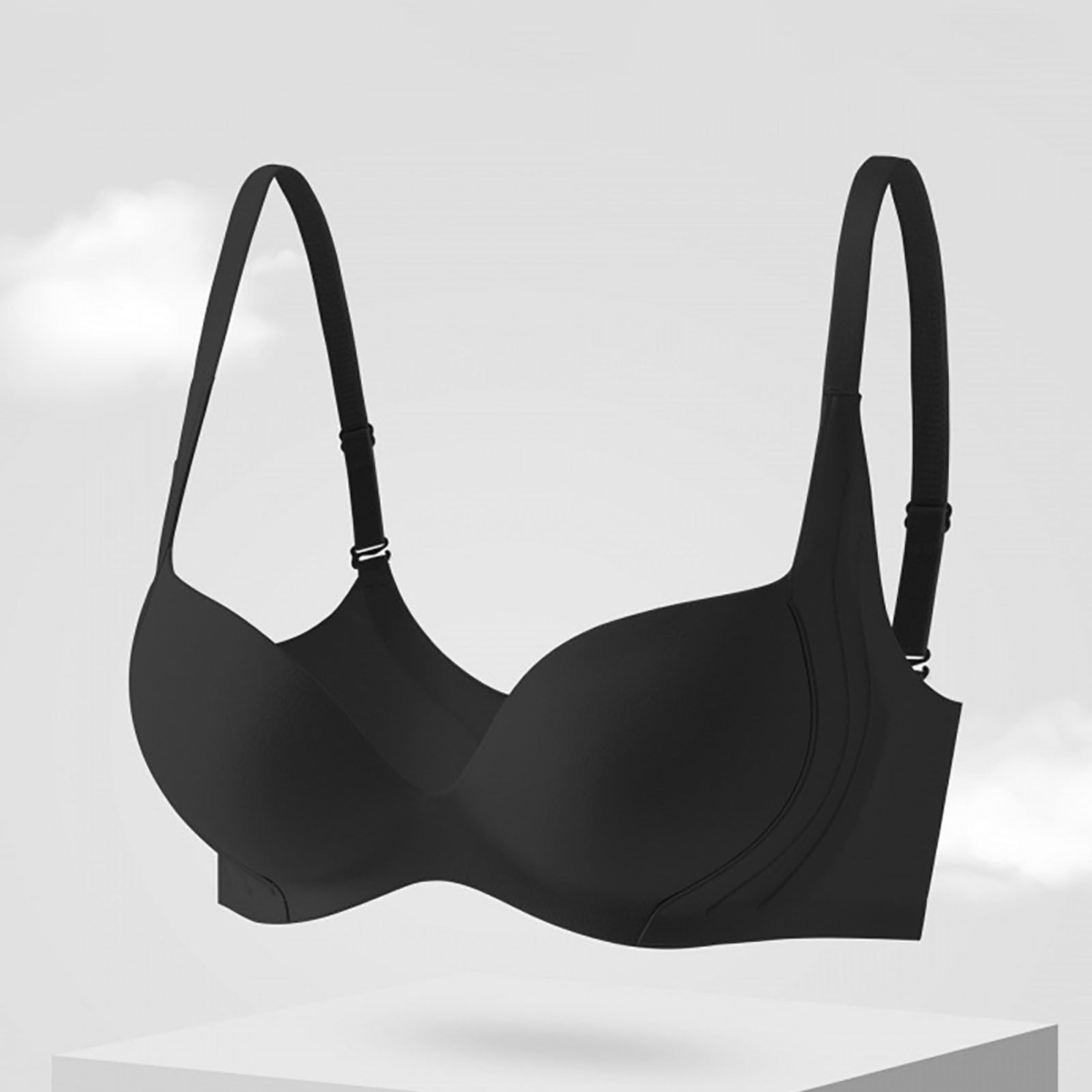 Censtreet Wireless Bras for Women No Underwire Seamless Push Up Full ...