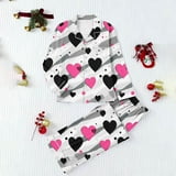 Censtreet Women Pajamas Set Button Down Sleepwear Short Sleeve ...