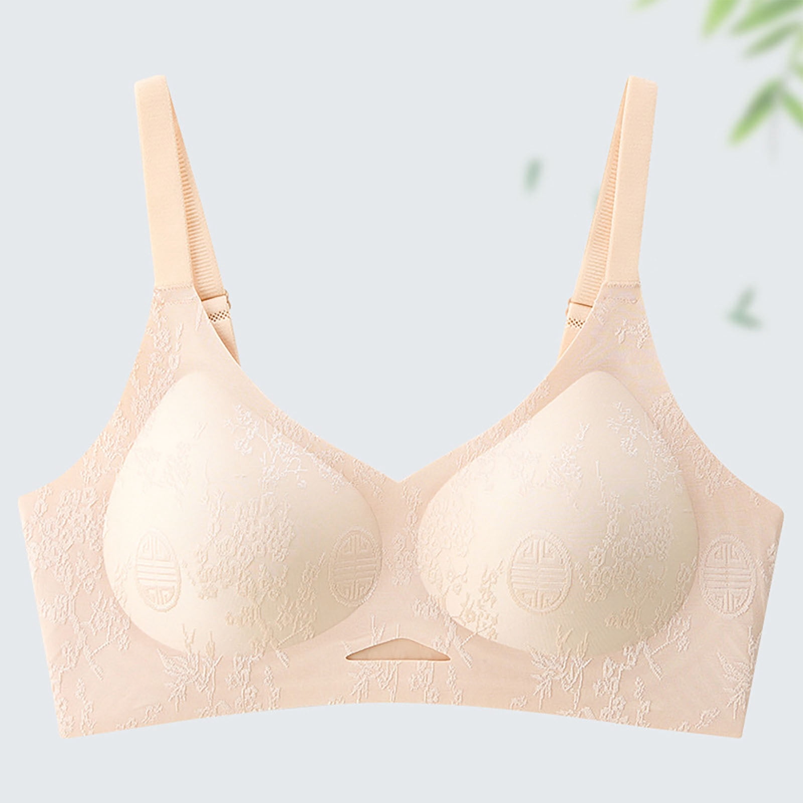 Censtreet Women's Backless Sexy Seamless Bras,Push-Up U-Shaped ...