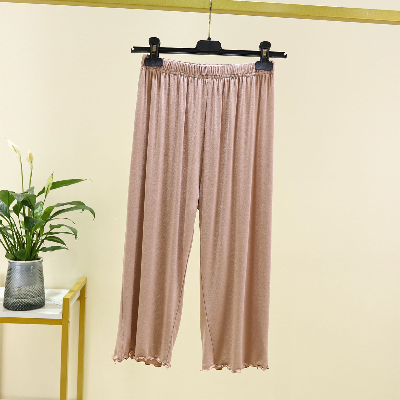 Censtreet Women's Long Sleep Pants Summer Modal Lightweight Lounge ...