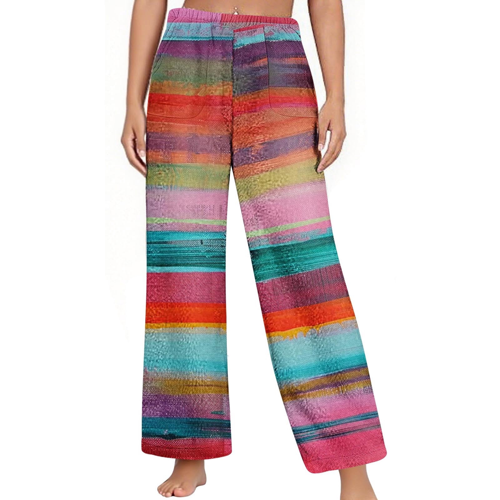 Censtreet Women's Plush Fuzzy Pajama Pants Winter Warm Cozy Pj Bottoms ...