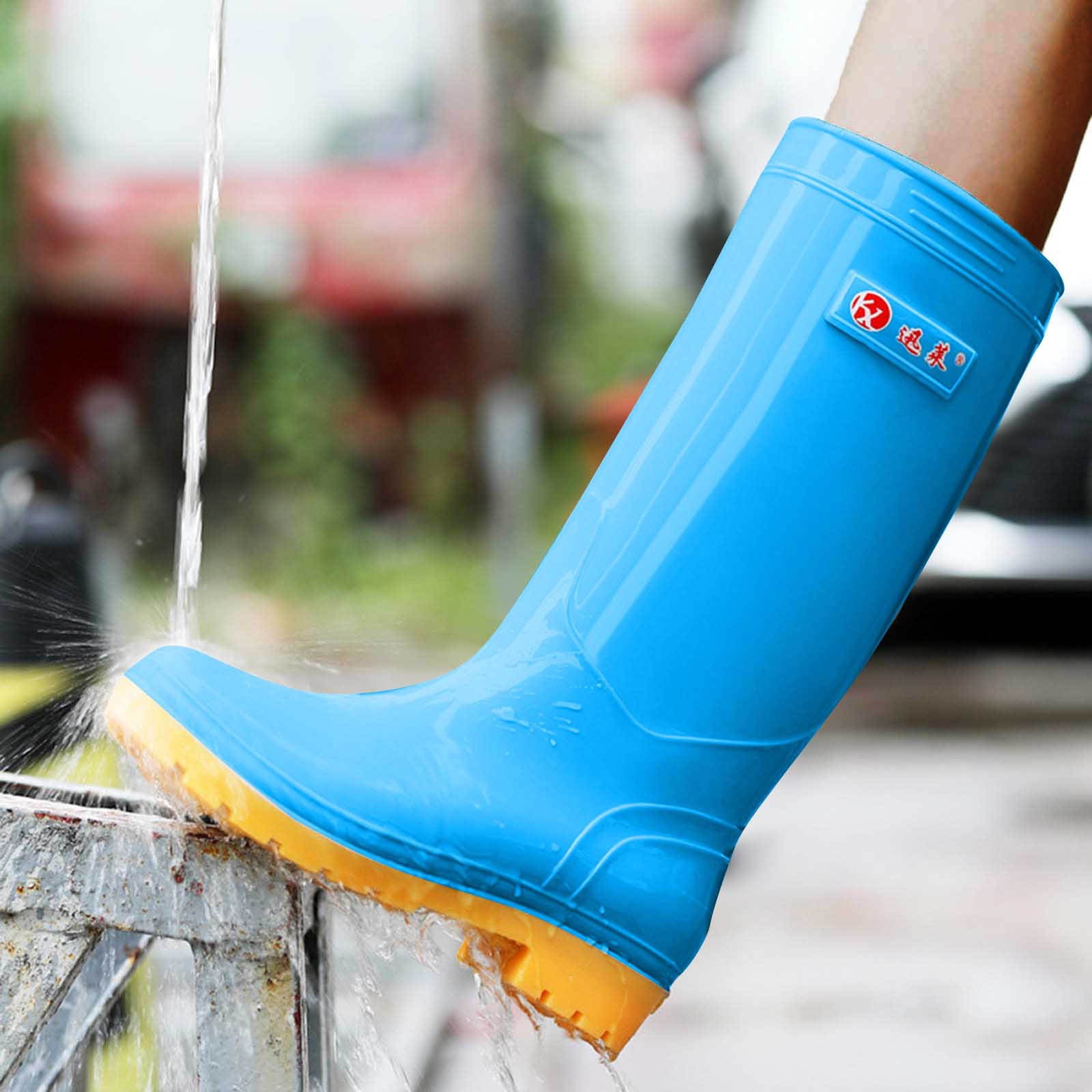 Censtreet Women's Tall Rain Boots Garden Boots Waterproof Comfortable ...