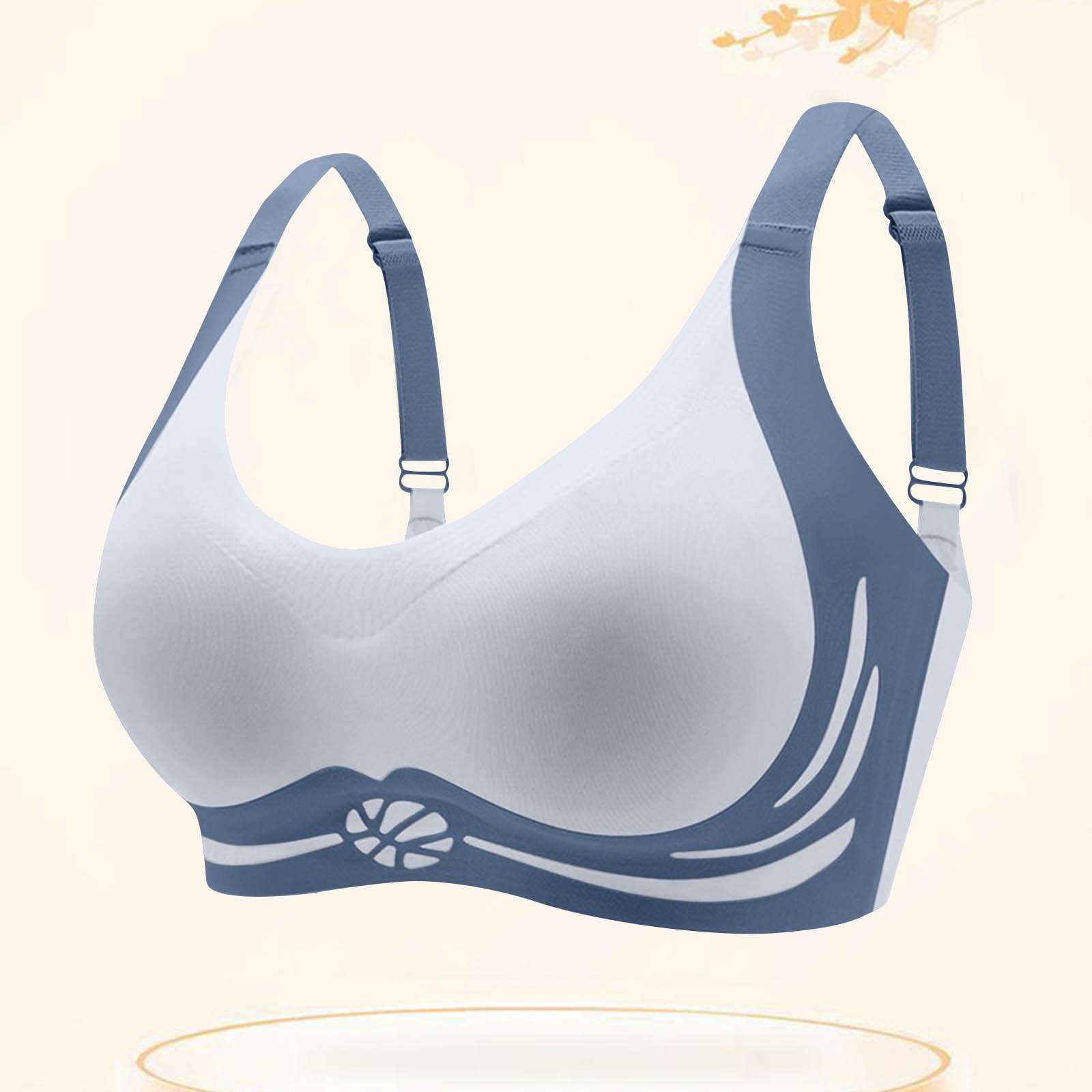 Censtreet Women's Wireless Bra , Smooth Comfort Full-Coverage T-Shirt ...