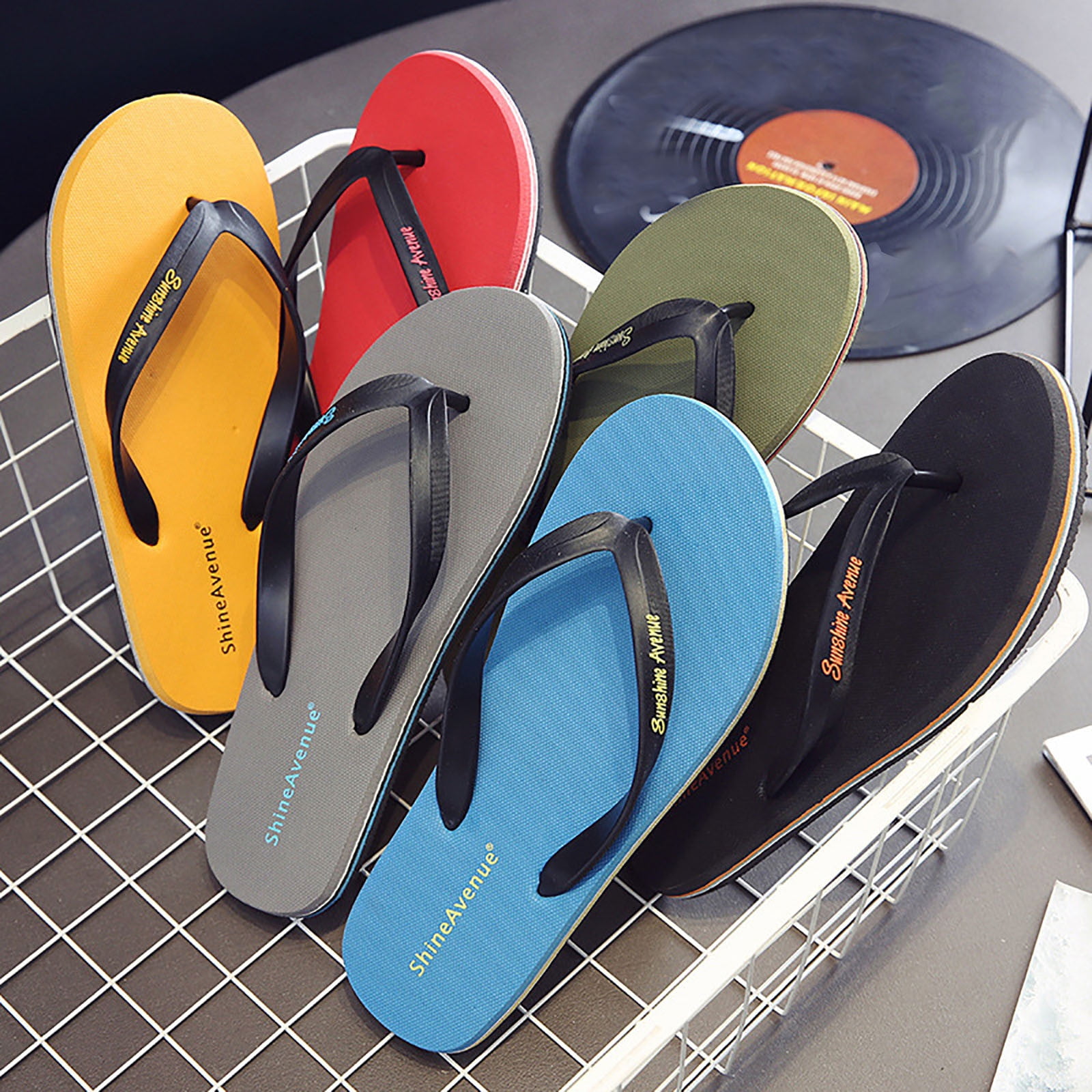 Censtreet Womens Arch Support Flip Flops Ladies Comfort Lightweight ...