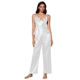 Censtreet Womens Cami Pajama Sets 2 Piece Cute Print Pjs Soft Tank Top ...