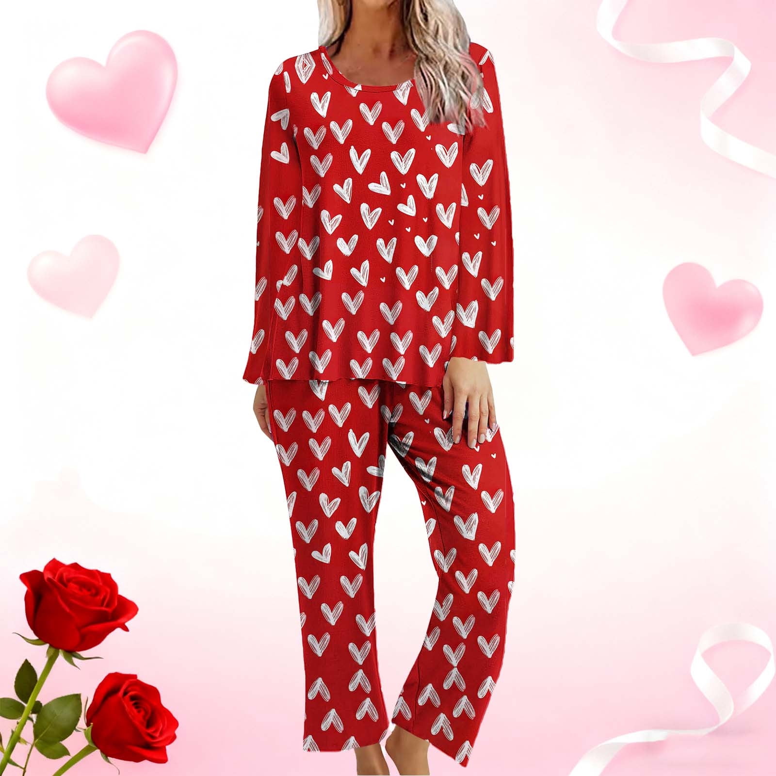 Censtreet Womens Pajama Sets 2 Piece Lounge Set Fall Spring Pajamas ...