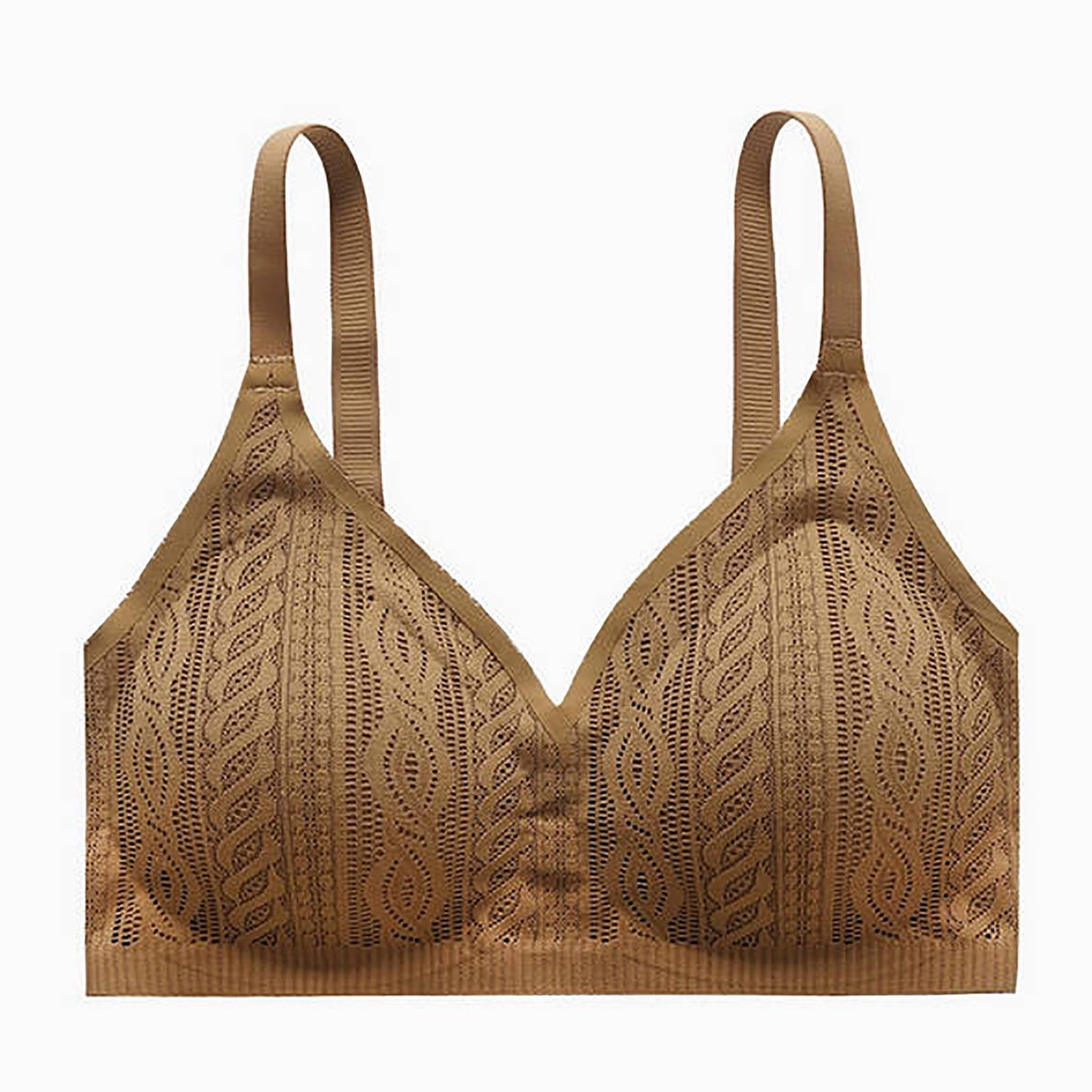 Censtreet Womens Soft Comfortable No Underwire Bras Seamless Push Up ...