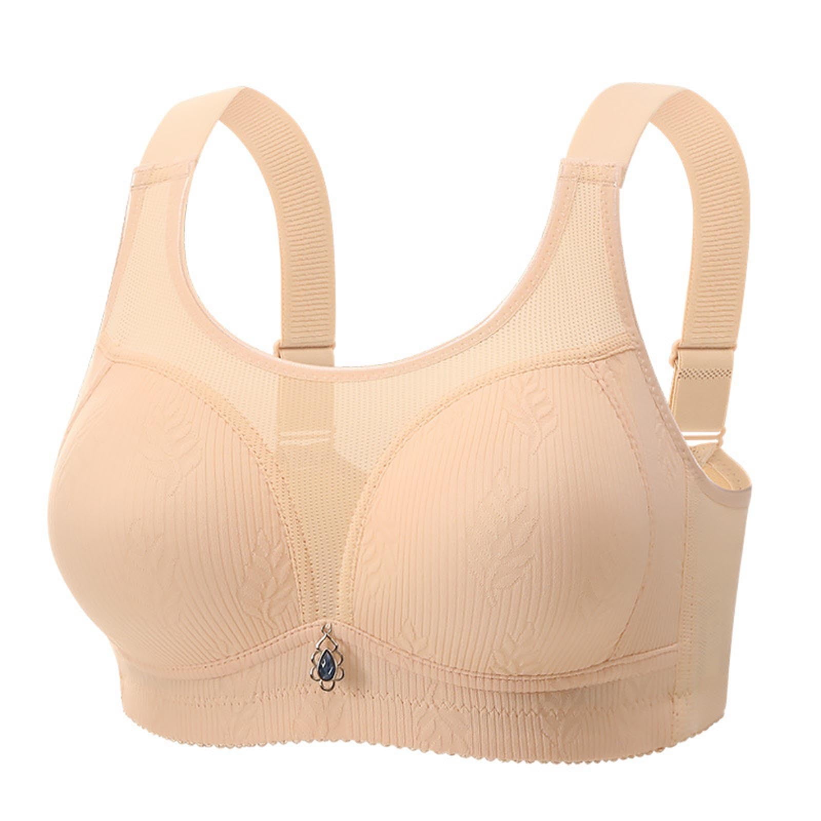 Censtreet Womens Soft Comfortable Solid Color Bras Seamless Push Up ...