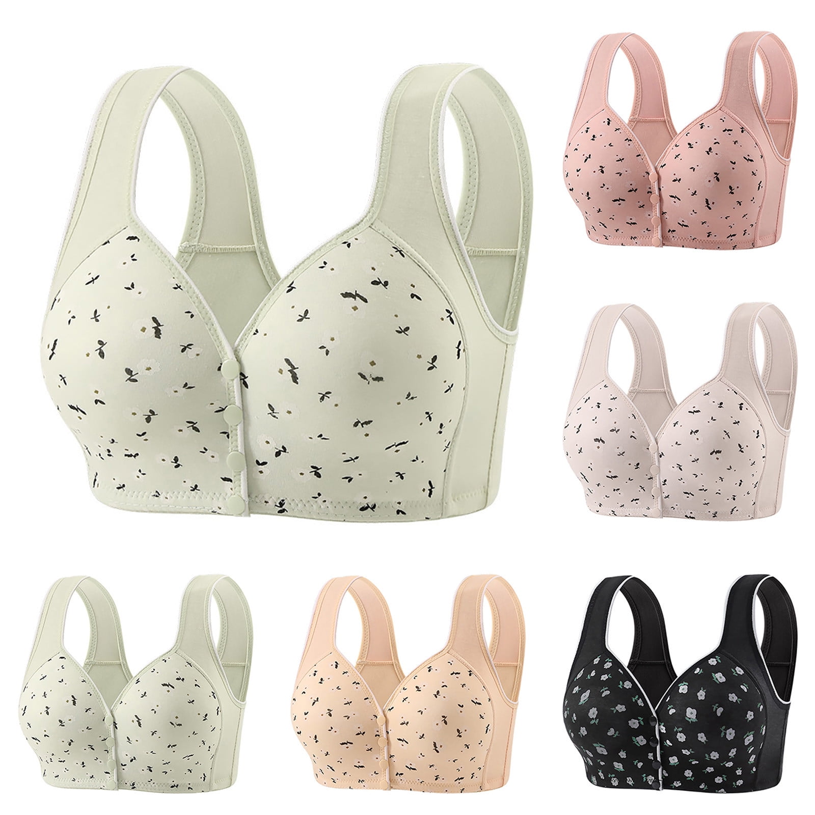 Censtreet Womens Wireless Bras Comfortable Push Up Bra No Underwire Bra ...