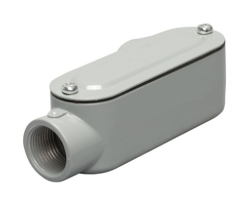Centaur LR4CG 1-1/4 IN Threaded LR Type Rigid Conduit Body with Cover ...