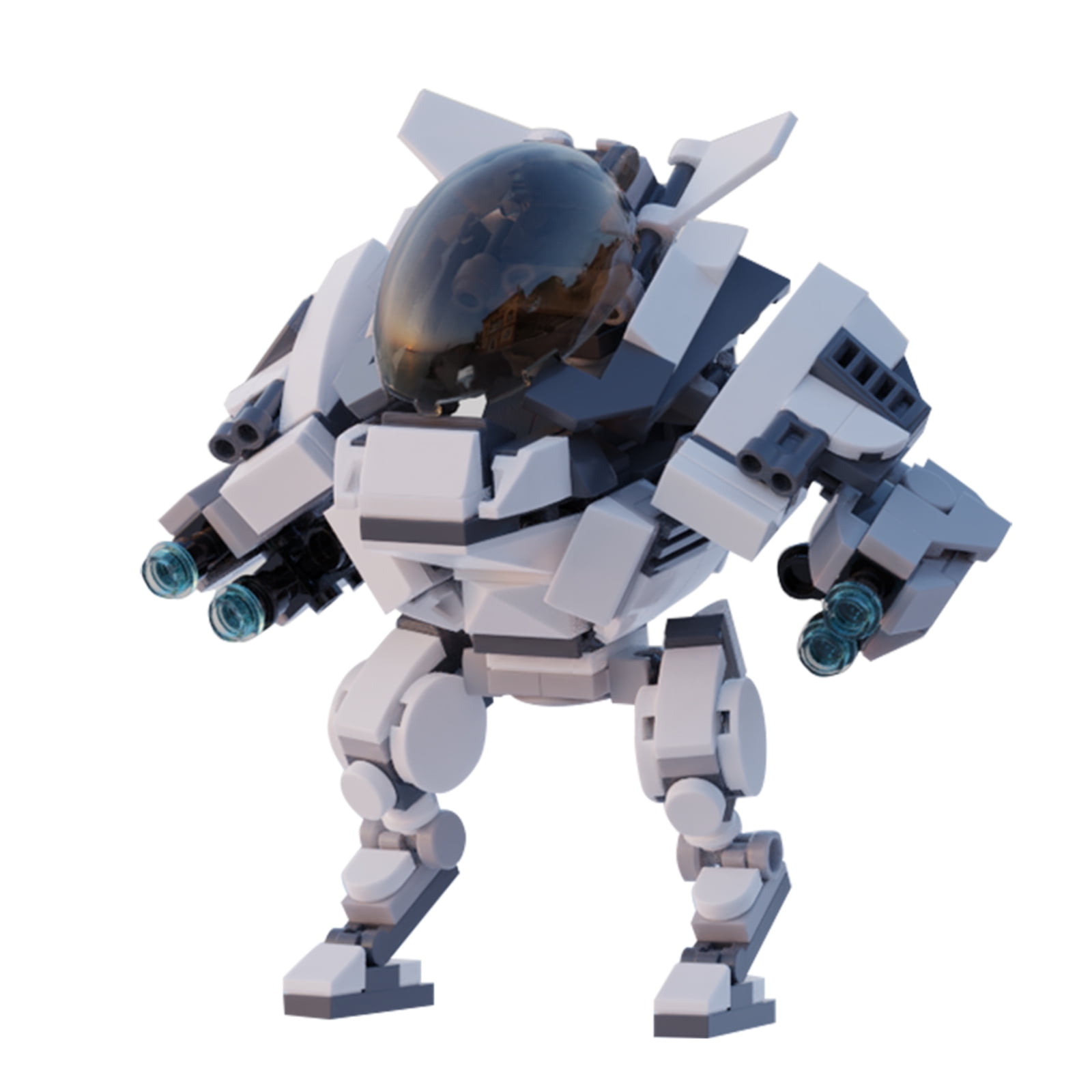 Centauri Mk II Tactical Combat Mech Building Set, MOC Mech Building Kit ...