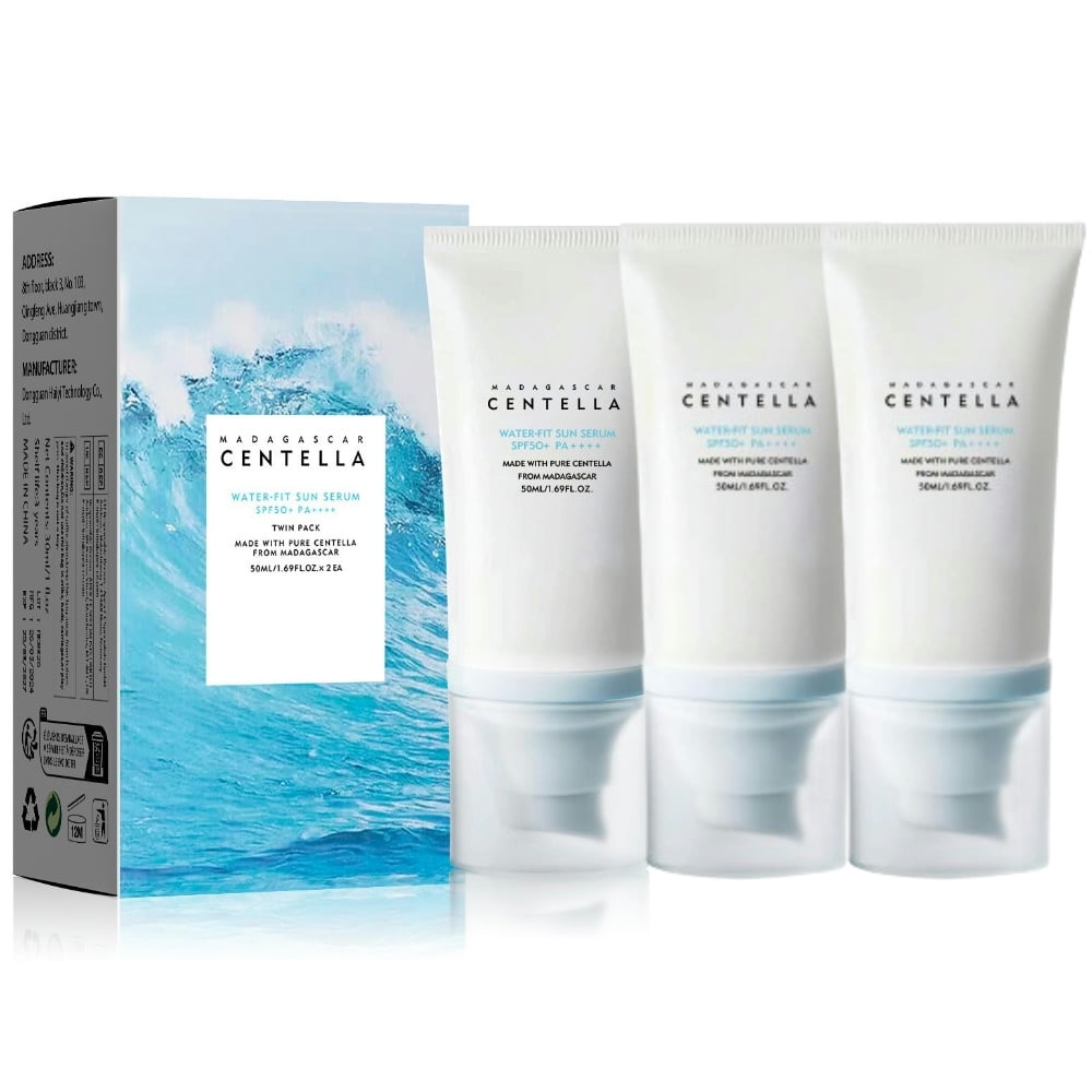 Cente'lla Sunscreen,Water-fit Sun Serum, Water-fit Sun Serum SPF 50+ PA++++, Moisturizing Sun ...