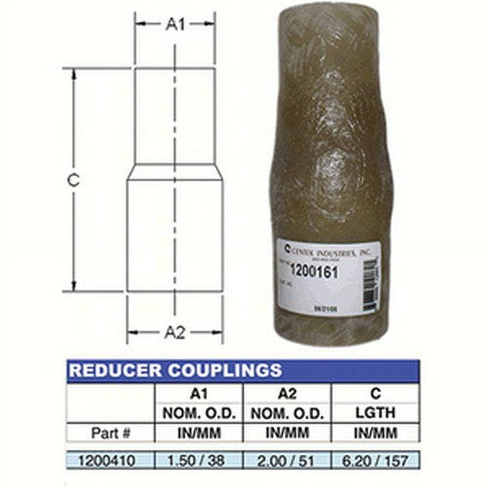 Centek Fiberglass Exhaust System Coupling Fitting - Walmart.com