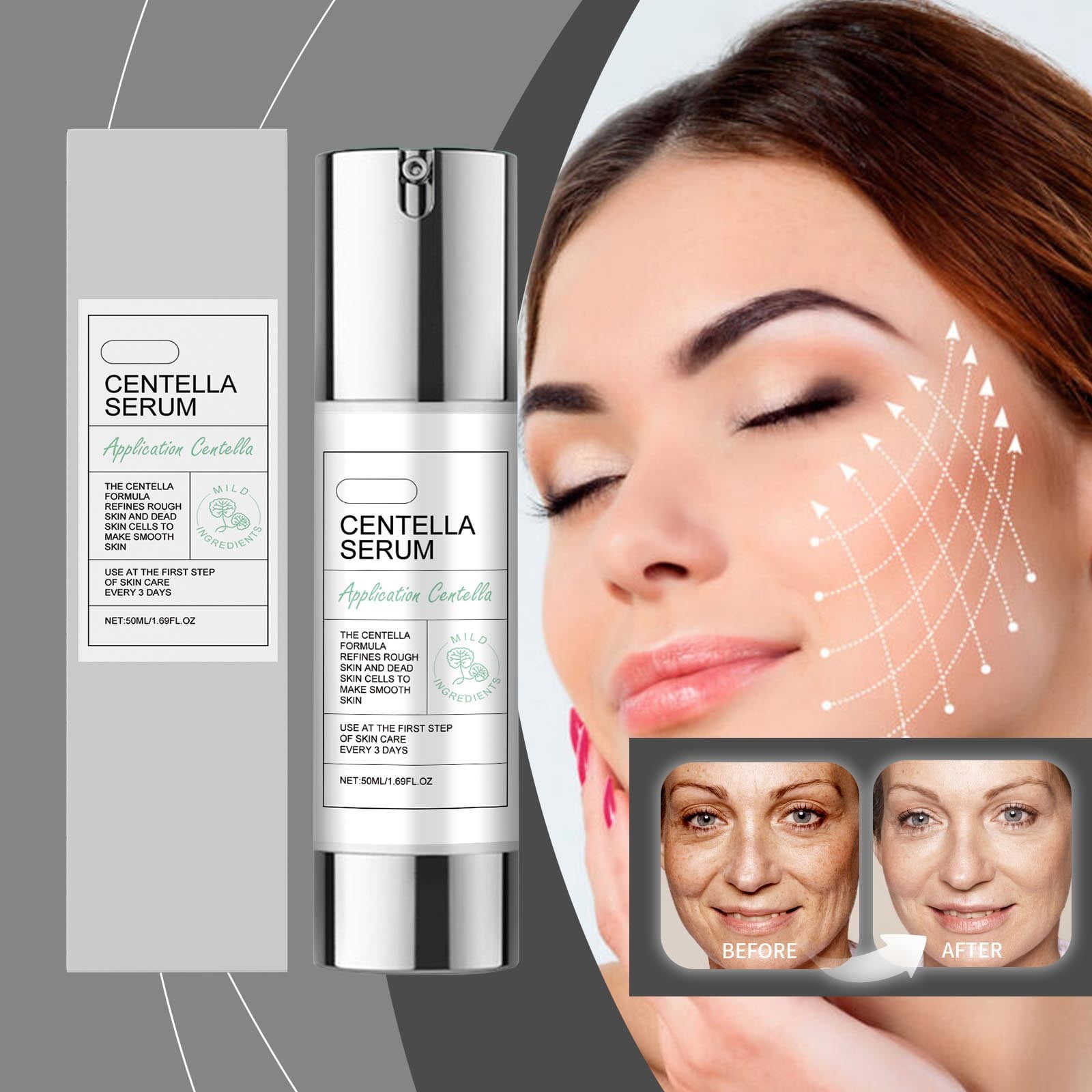 Centella Asiatica 50ml Moisturizing And Water Locking Skin Care Korean ...