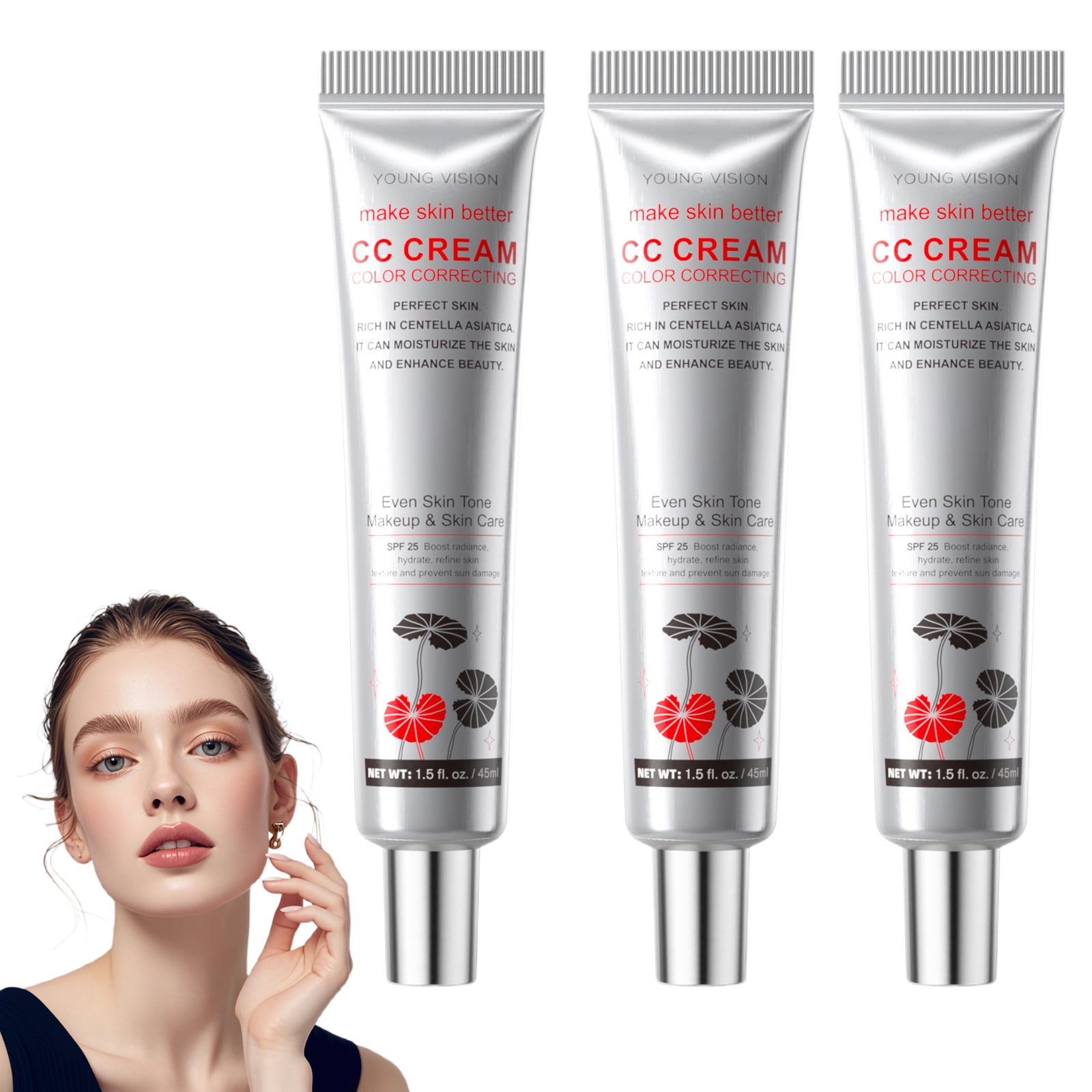 Centella Asiatica CC Cream Moisturizing Primer for Pore Coverage ...