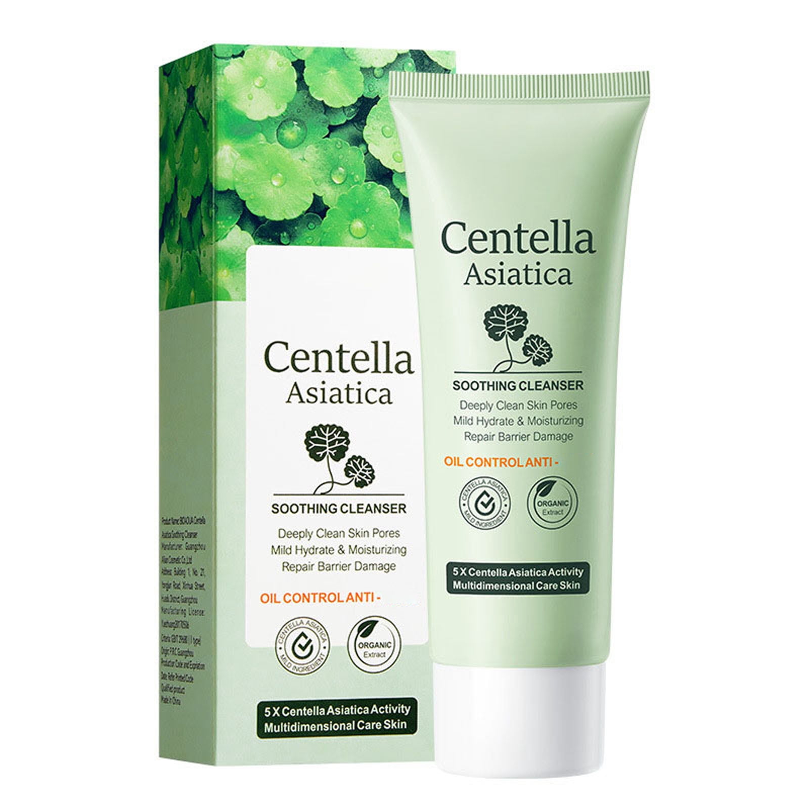 Centella Asiatica Mild Facial Foaming Cleanser - Pore & Sebum Control ...
