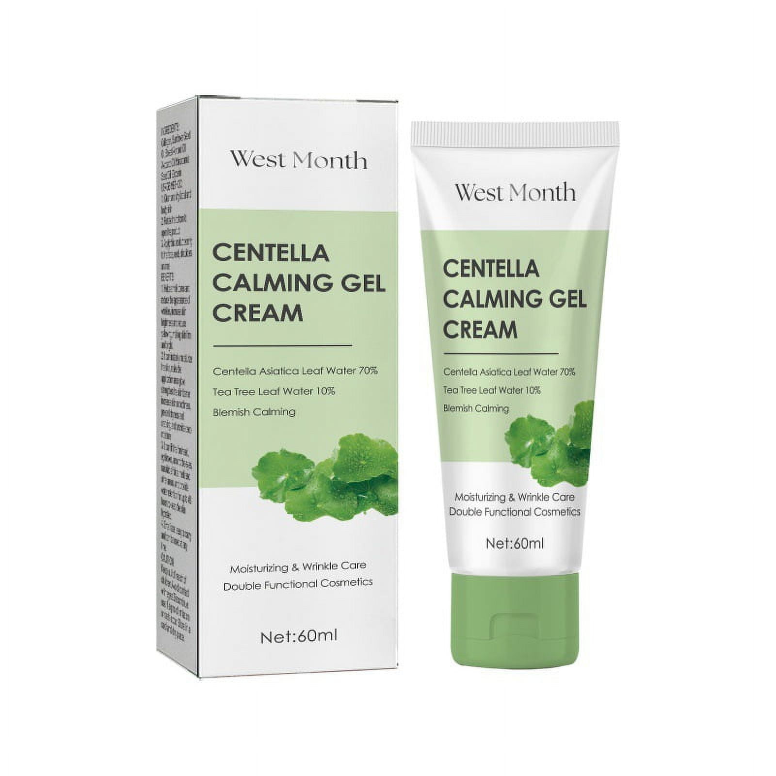 Centella Asiatica Repair Face Cream Centella Soothing Gel Cream, Deep Hydrating,Natural ...