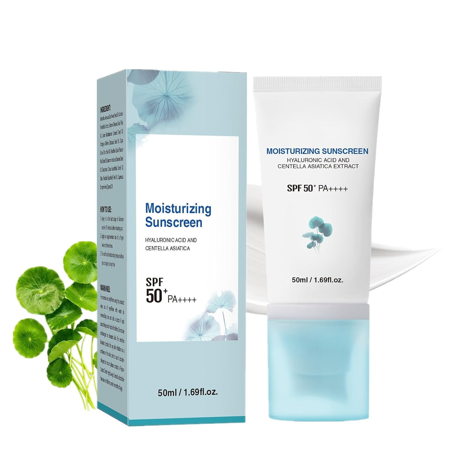 Centella Extract with Hyaluronic Acid & CICA, Sun Calming Moisturizing ...