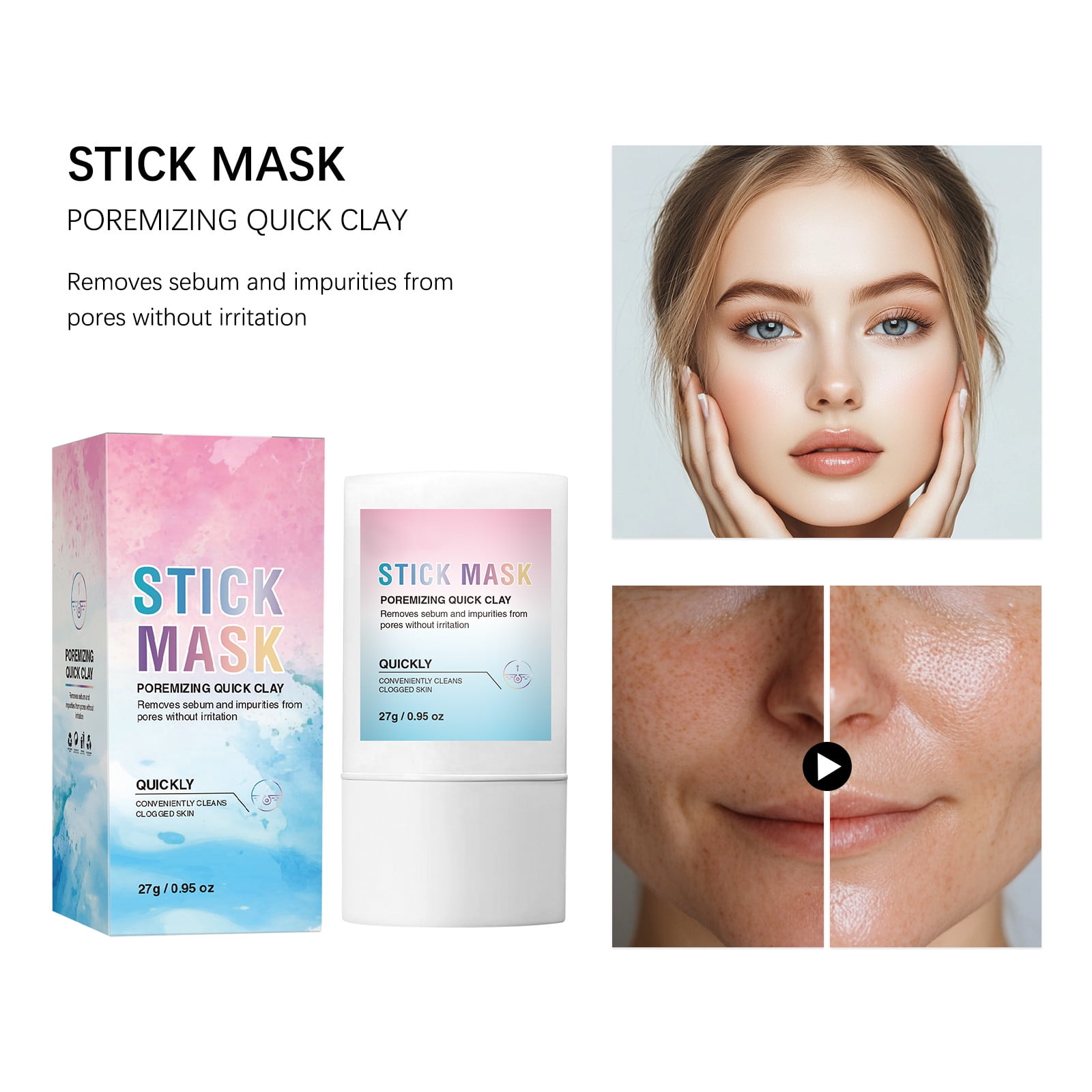 Centella Pore-Minimizing Stick Mask - Deep Cleansing Pore Strips for ...