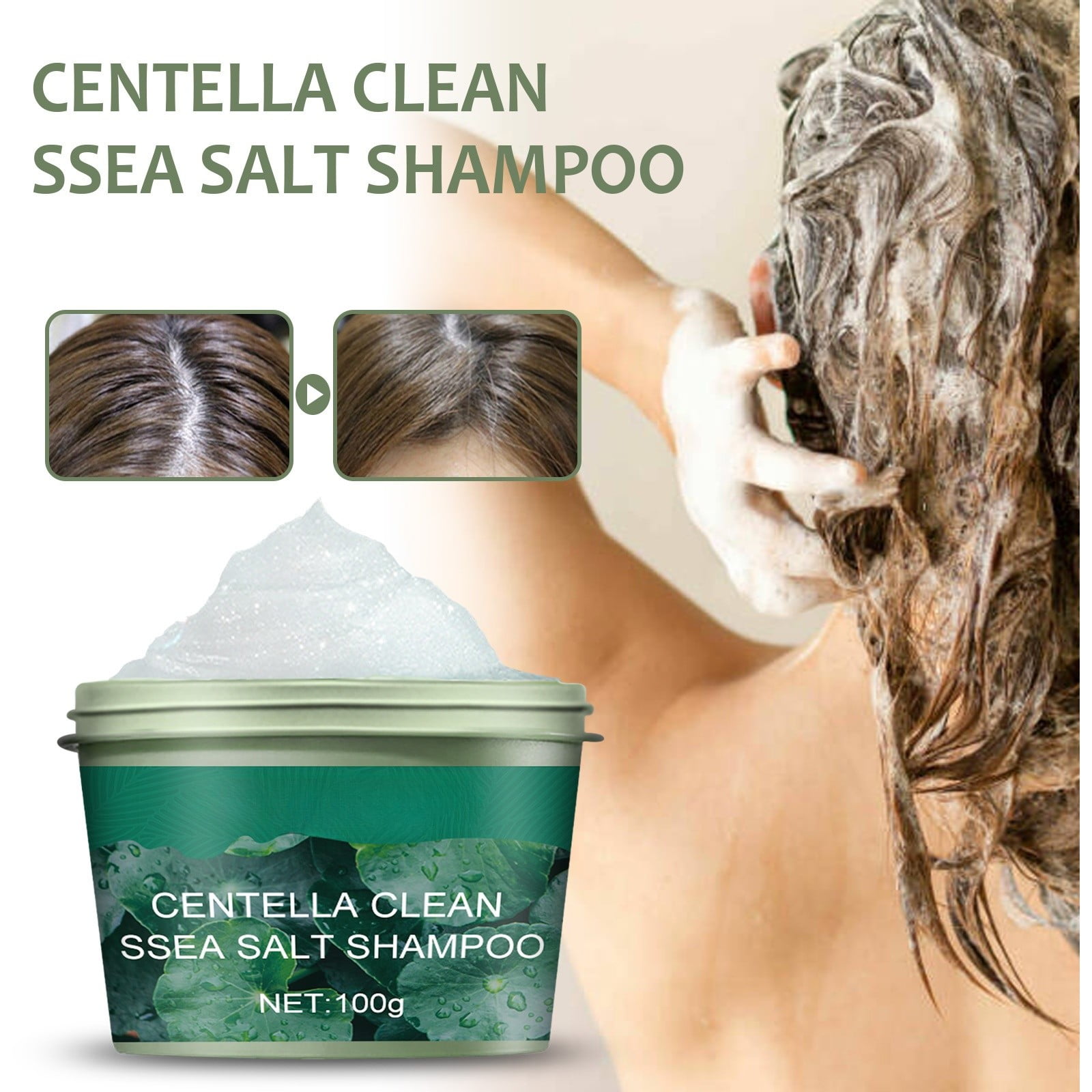 Centella Sea Shampoo Sea Cleansing Shampoo Oil Dandruff Moisturizing ...