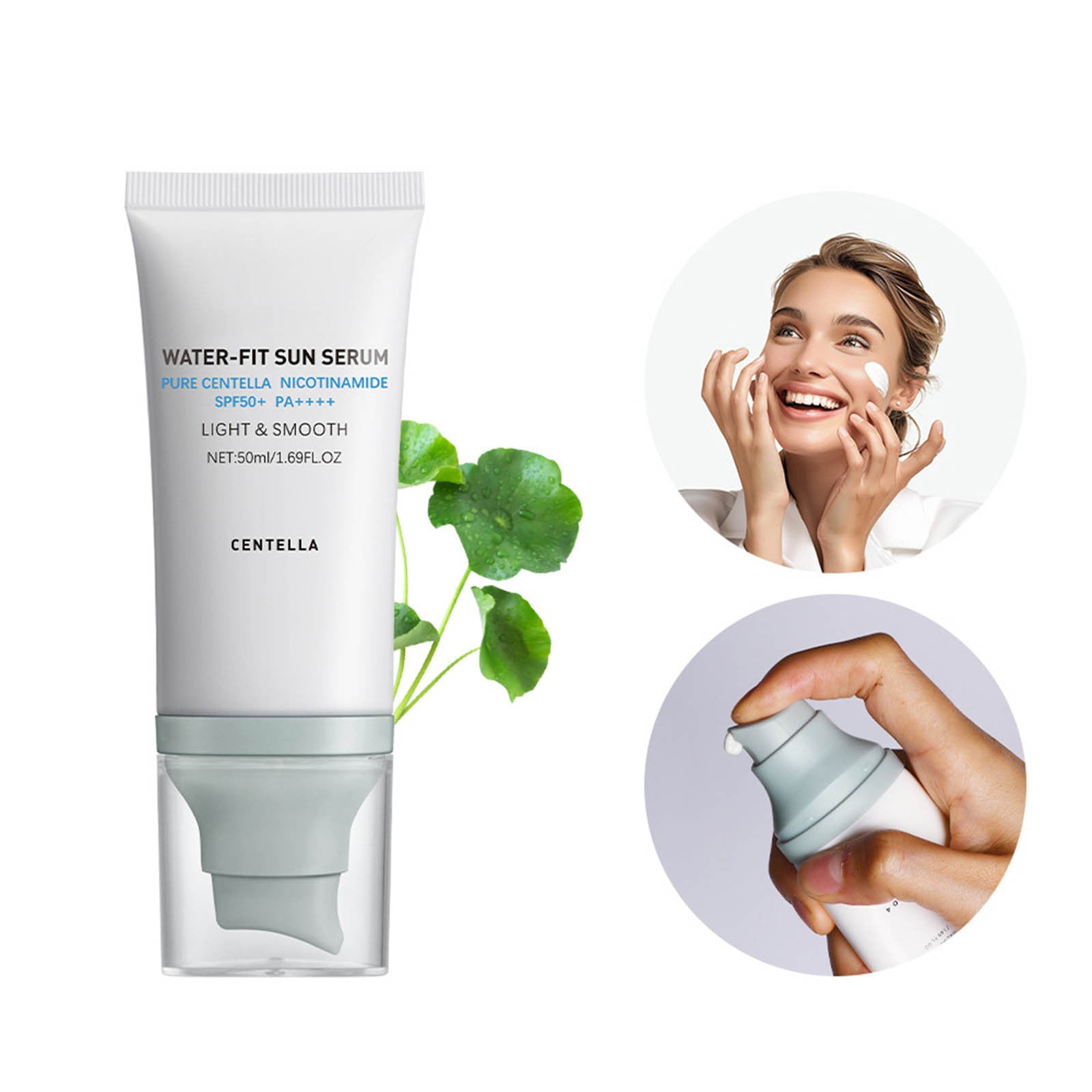 Centella Sun screen SPF 50, 50ML Madagascar Sun screen Face Serum ...