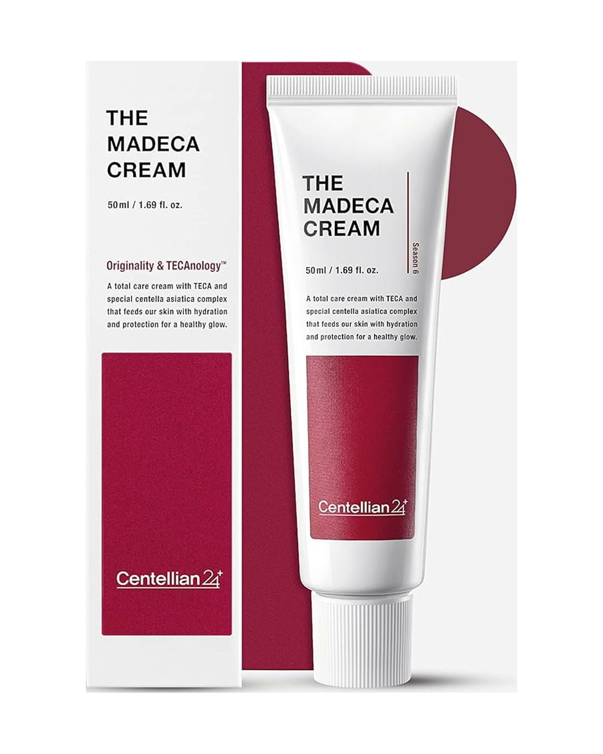Centellian 24 Madeca Cream, 1.7 fl oz - Korean Moisturizer for All Skin Types by Dongkook ...