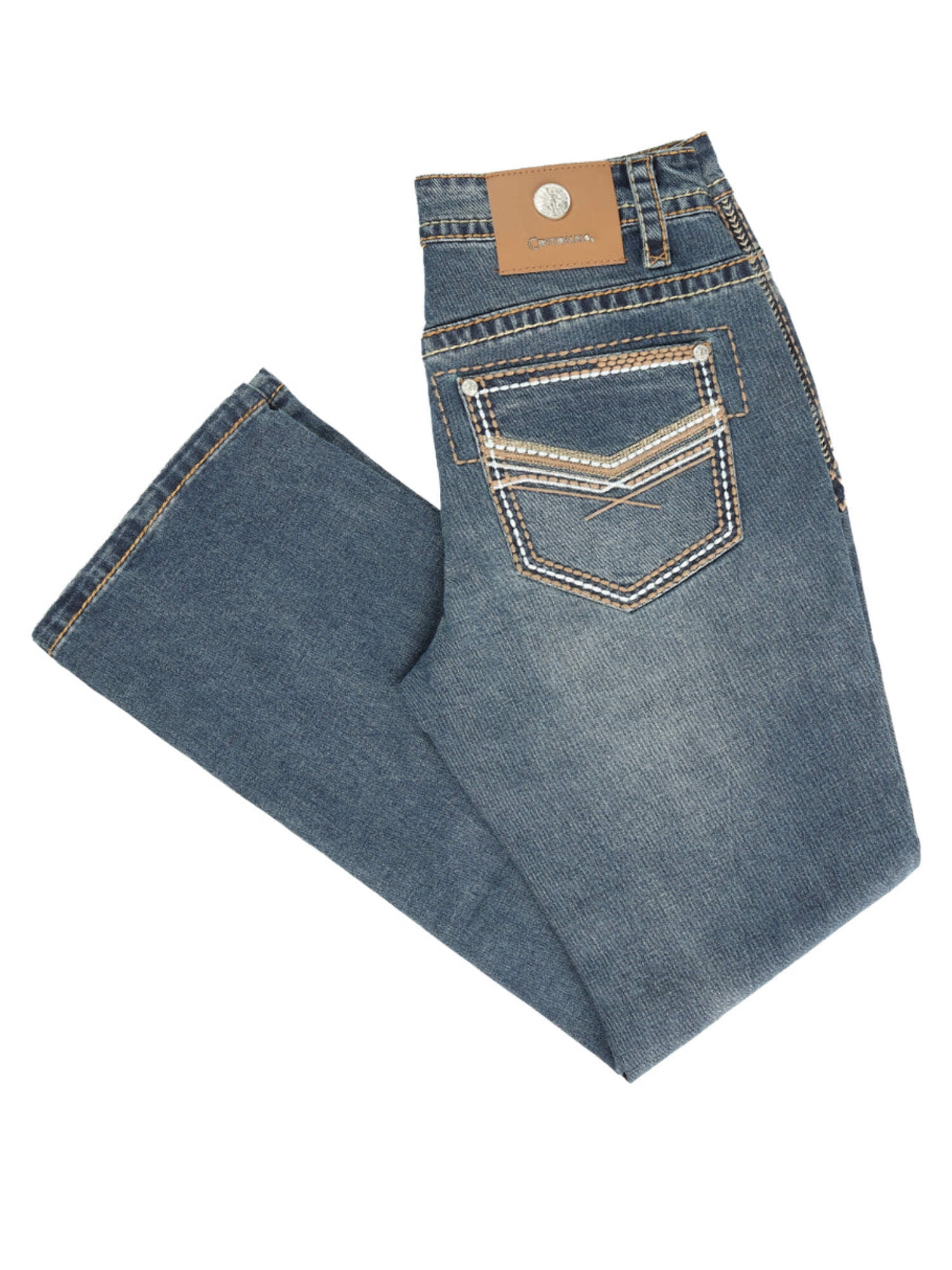 Centenario Men's Blue Denim with Embroidered Details 45314 - Walmart.com