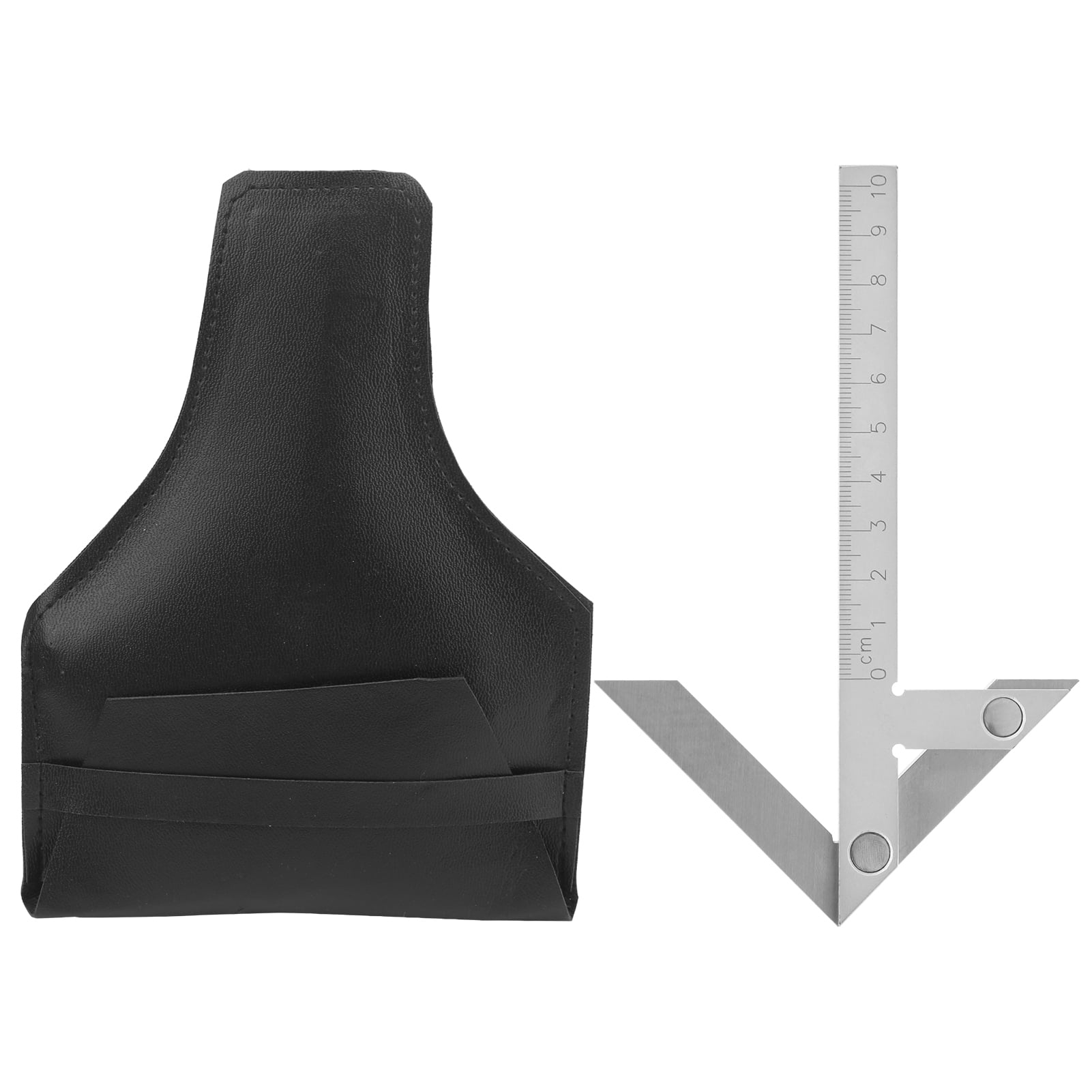 Center Angle Gauge Finder Protractor Ruler Stainless Steel Measuring ...