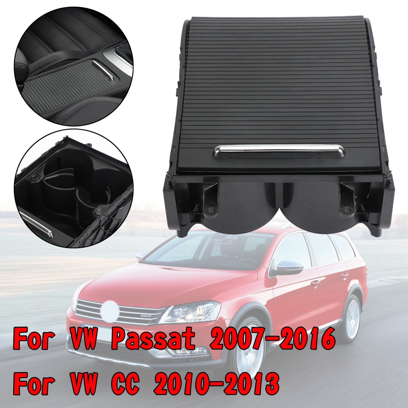 Center Console Armrest Cup Holder 3CD858329A For VW Passat B6 B7 3C CC ...