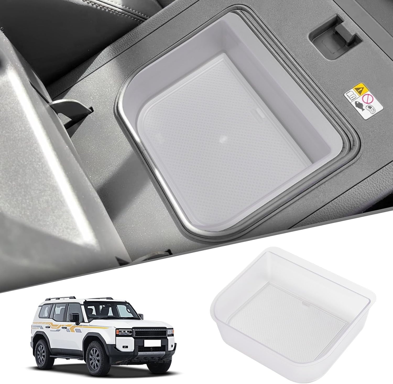 Center Console Cool Box Organizer for Toyota Land Cruiser Prado 250 ...