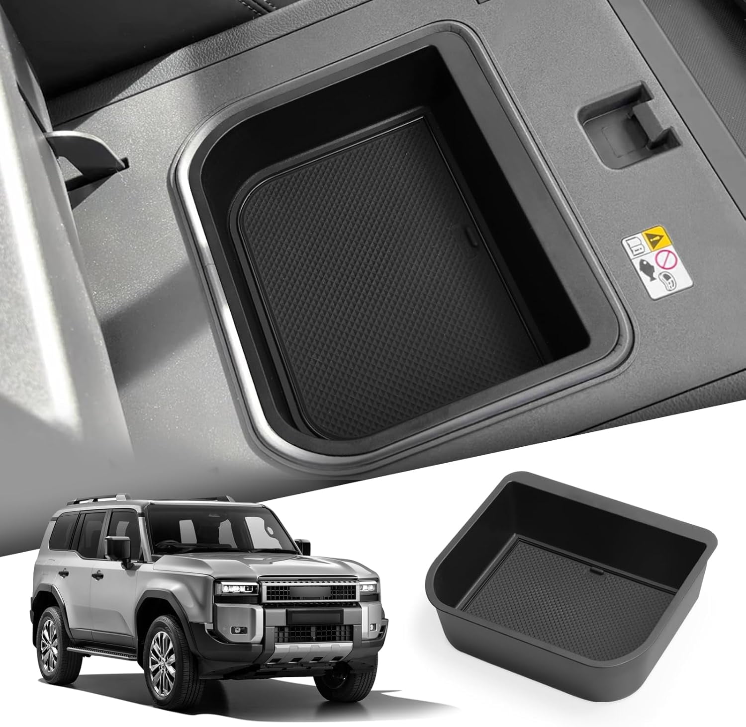 Center Console Cool Box Organizer for Toyota Land Cruiser Prado 250 ...