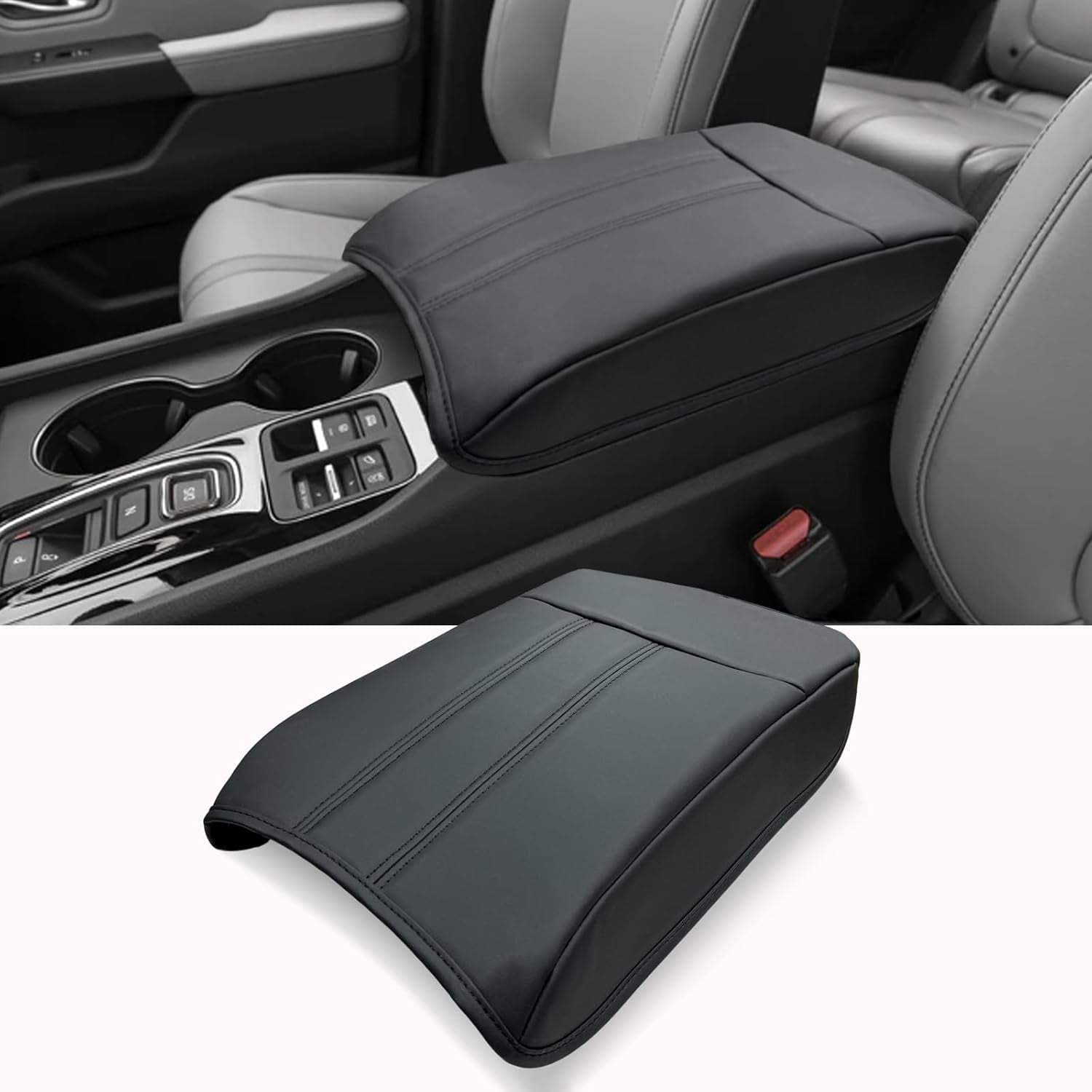 Center Console Cover for Honda Pilot 2023 2024 2025 - Soft Leather ...