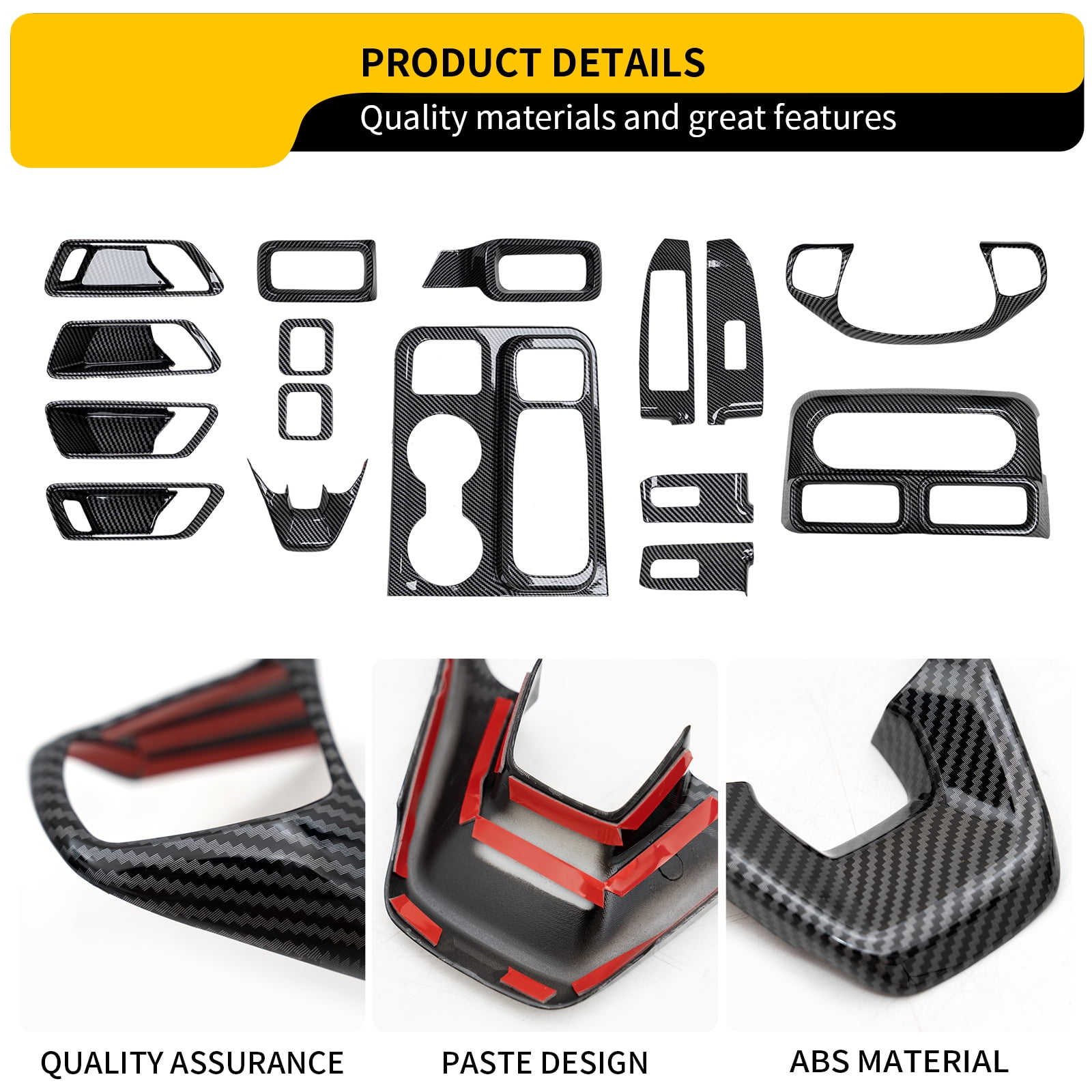 Center Console Decoration Kit for 2022-2024 Ford Maverick Interior ...