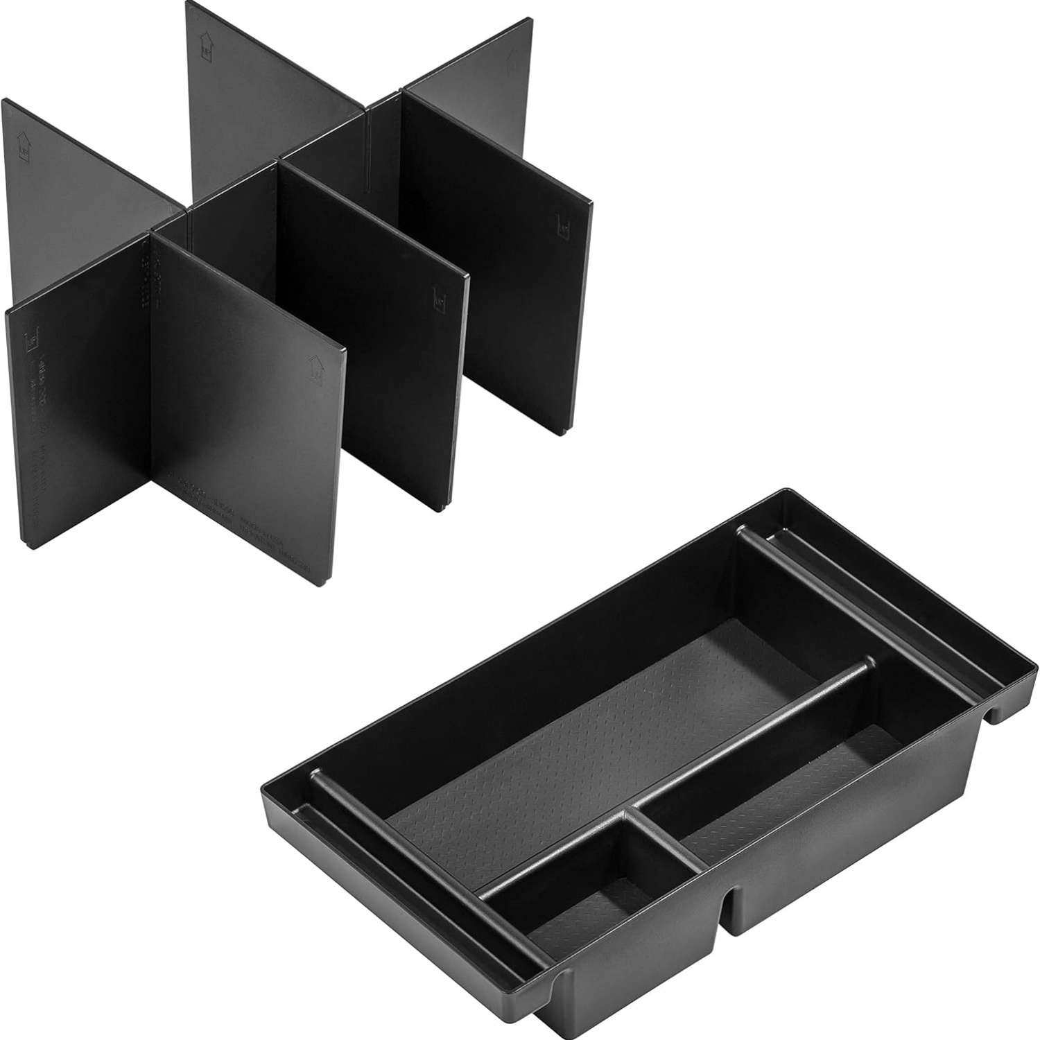 Center Console Divider & Tray Organizer for Chevy Silverado 1500 / GMC ...