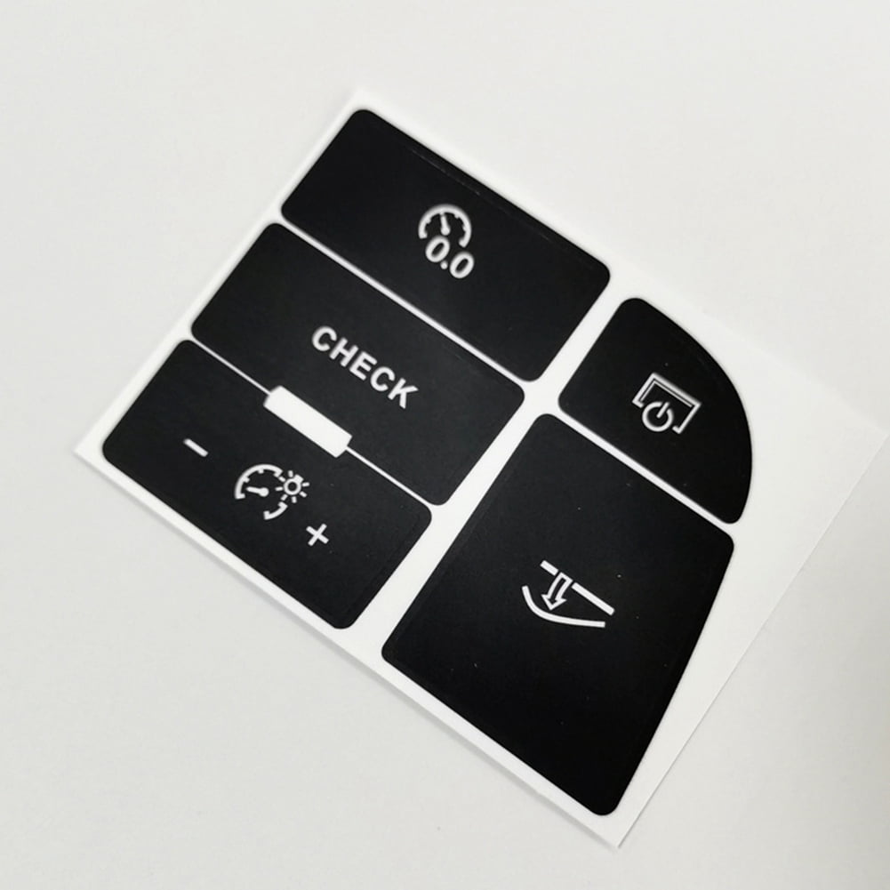 Center Console Glove Box Button Repair Sticker Dashboard Check Button ...
