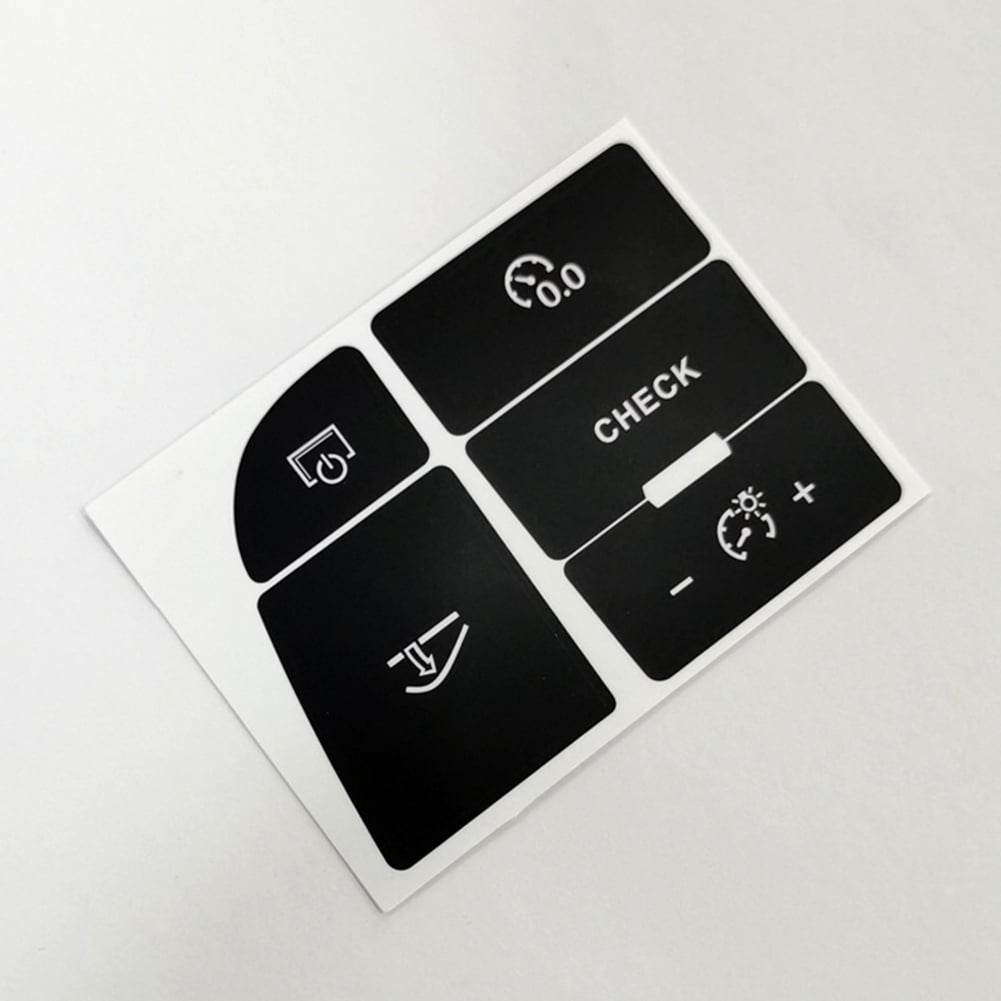 Center Console Glove Box Button Repair Sticker Dashboard Check Button ...