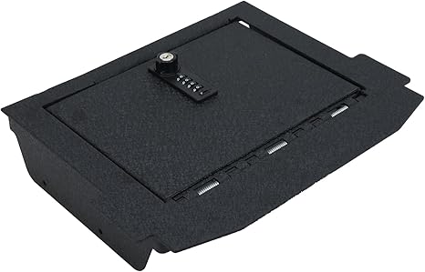Center Console Gun Safe Vault - TuoJue Console Safe Lock Box Compatible ...