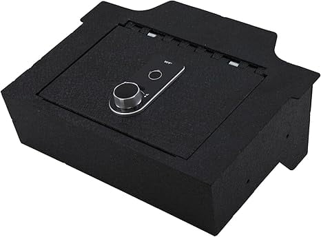 Center Console Gun Safe Vault - TuoJue Console Safe Lock Box Compatible ...