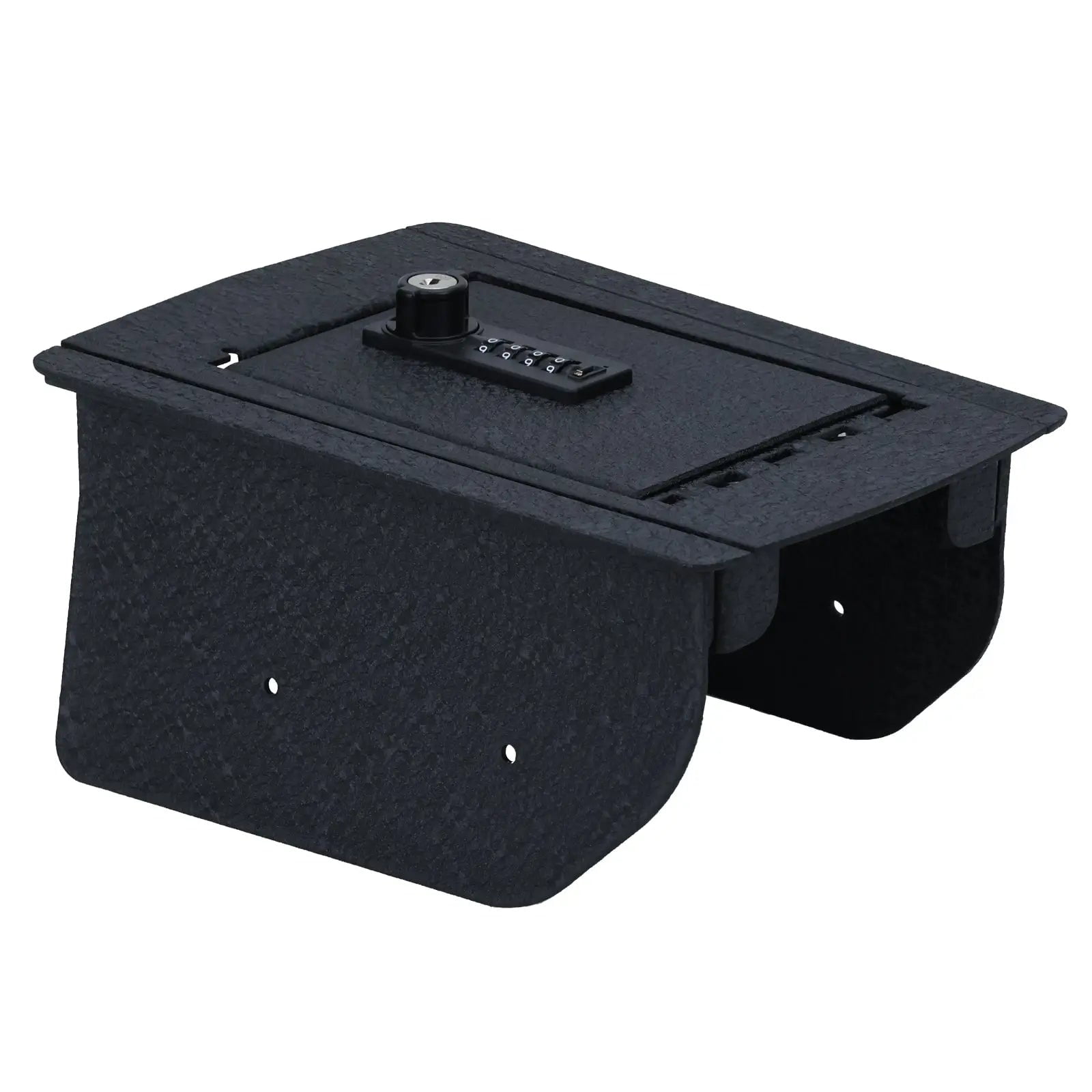 Center Console Gun Safe Vault - WASAI Console Lock Box Compatible with ...