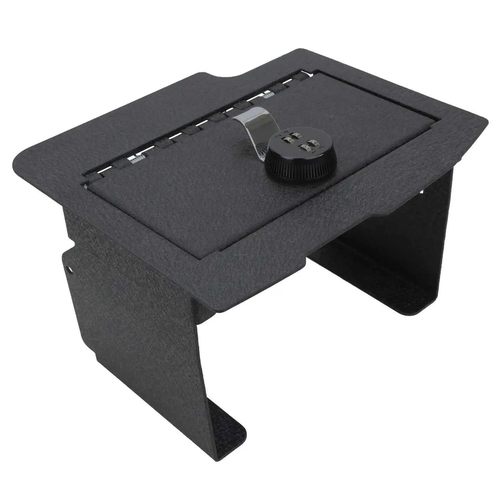 Center Console Gun Safe Vault - WASAI Console Lock Box Compatible with ...