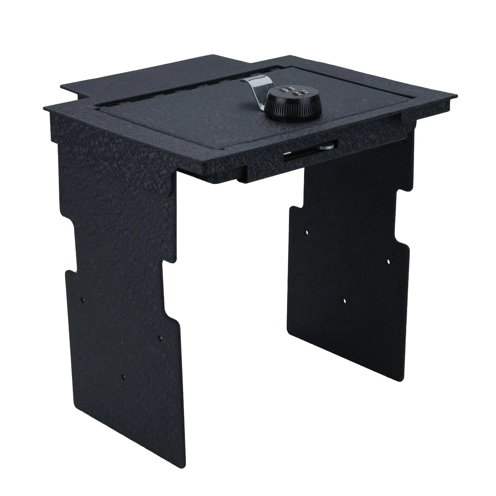 Center Console Gun Safe Vault - WASAI Console Lock Box Compatible with ...