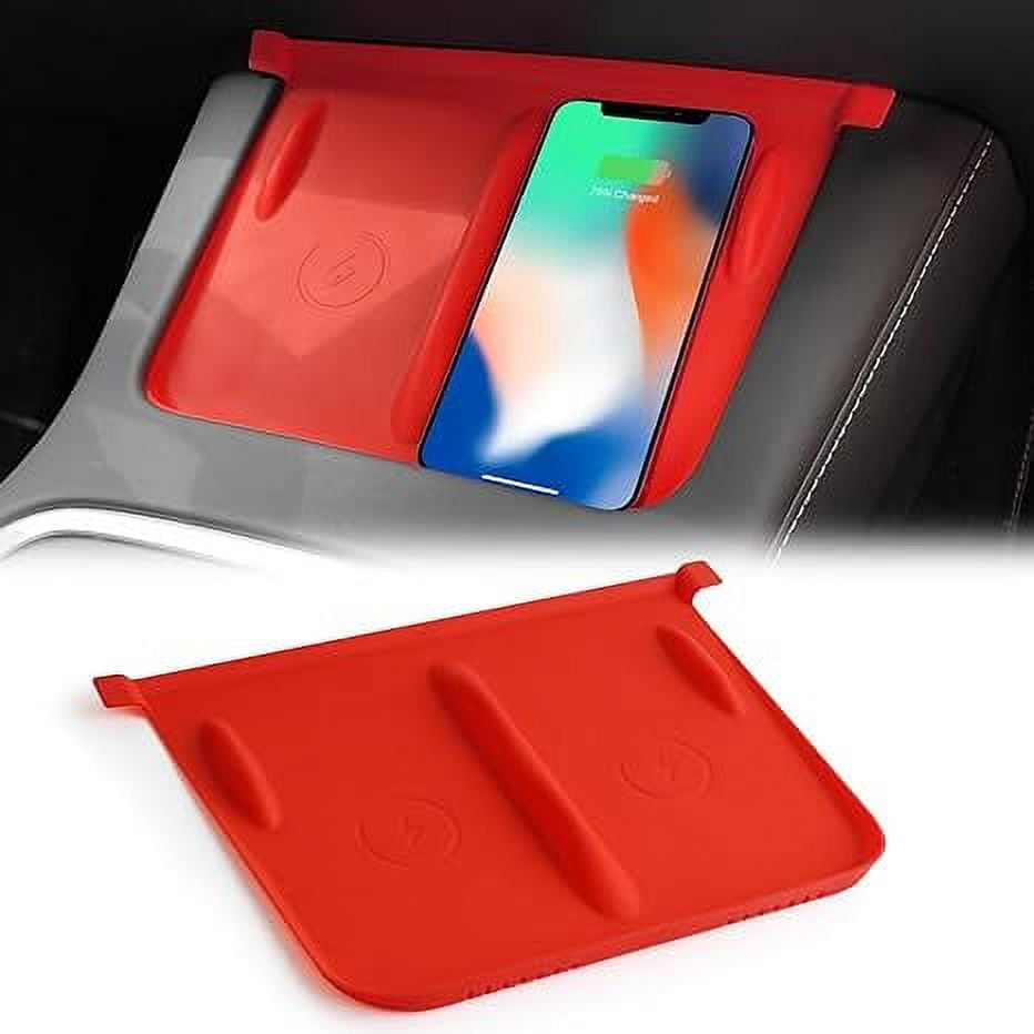 Center Console Non-Slip Mats Phone Tray, Waterproof Cover Interior Pad ...