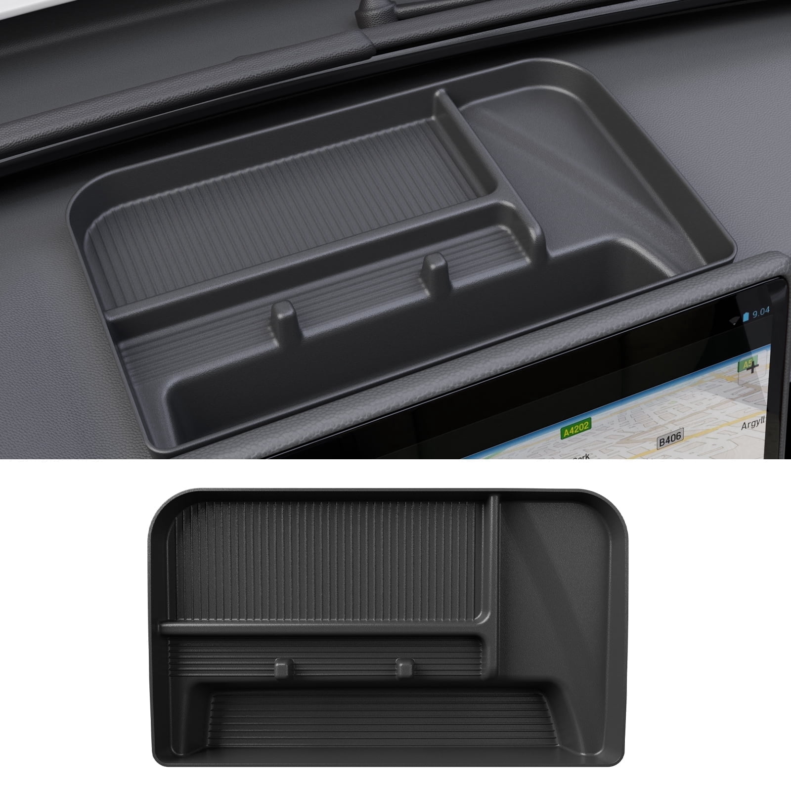 Bomely Center Console Organizer Behind Screen for 2023-2026 Chevrolet ...