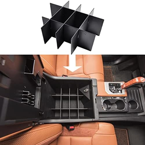 Center Console Organizer Dividers Compatible with Toyota Tundra 2014 ...