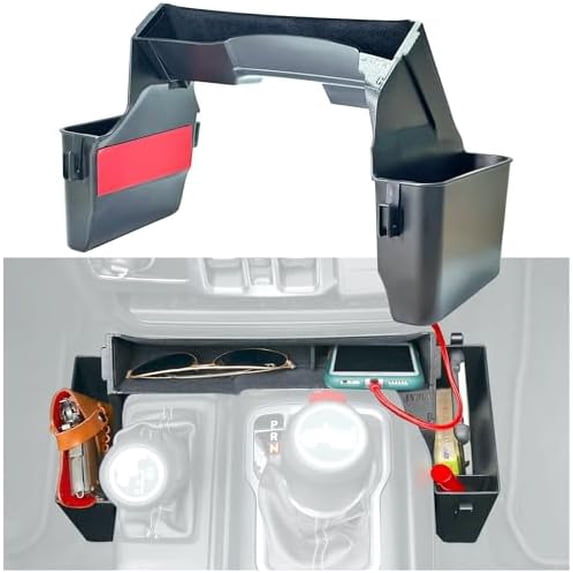 Center Console Organizer Gear Shift Tray for Jeep Gladiator Accessories ...