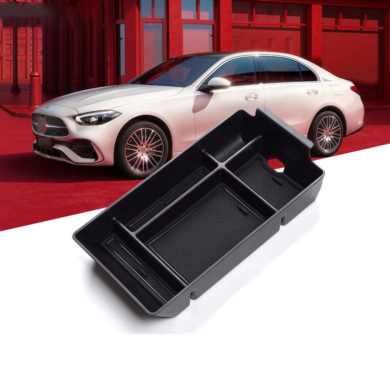 Center Console Organizer Tray Armrest Tray Secondary Storage Insert Tray for C-Class W206 C260 ...