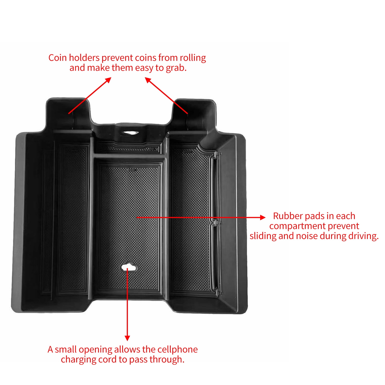 Center Console Organizer Tray, Center Console Accessory Organizer With ...